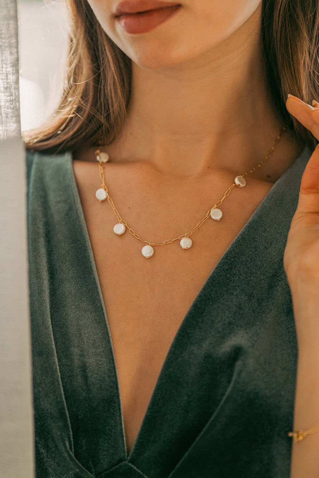 ively Pearls Necklace – 24K Gold Plated, Handmade in Portugal – Sofia ...